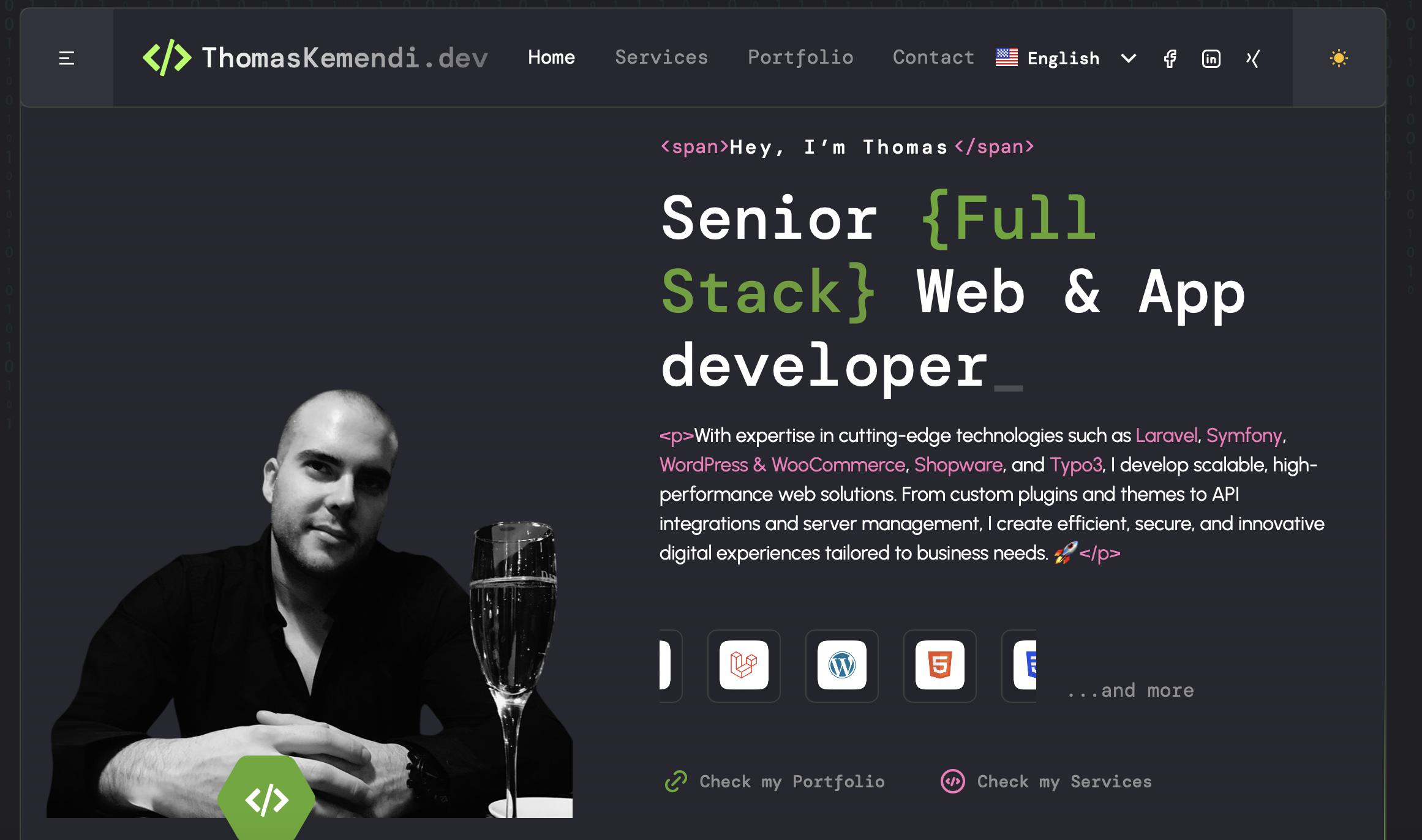 Thomas Kemendi - Full stack developer